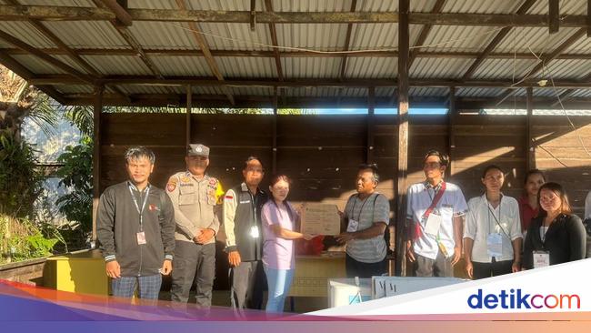 Pengamanan Pergeseran Logistik Pilkada 2024 Kampung Betung Berjalan Aman