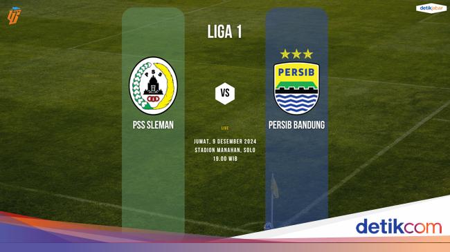 Prediksi Susunan Pemain PSS Sleman Vs Persib Bandung
