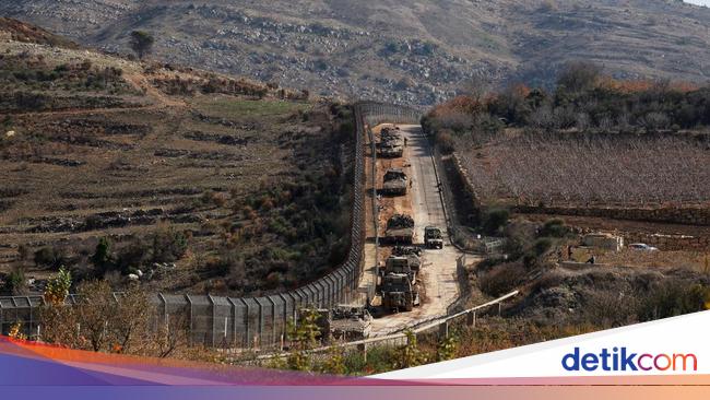 Penampakan Tank-tank Israel di Perbatasan Suriah