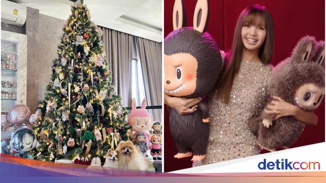 Lisa BLACKPINK Hias Rumah dengan Pohon Natal Serba Labubu, Bikin Tren Baru