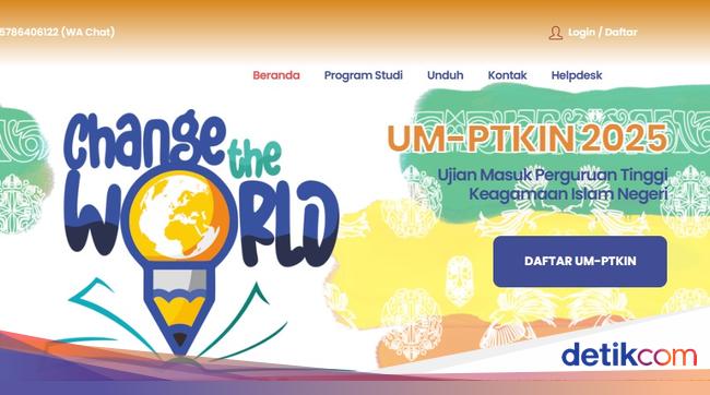 Pendaftaran UM-PTKIN 2025 Ditutup Hari Ini, Simak Lagi Waktu Berakhirnya!