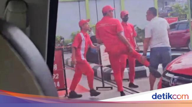 Kronologi Petugas SPBU di Lubuklinggau Adu Jotos dengan Pembeli