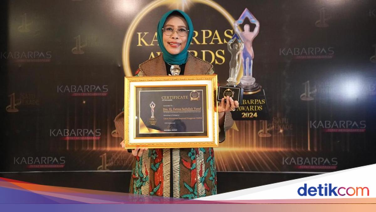 Fatma Saifullah Yusuf Raih Penghargaan Tokoh Penggerak UMKM