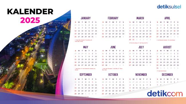 Kalender 2025 Lengkap dengan Daftar Hari Libur dan Cuti Bersama