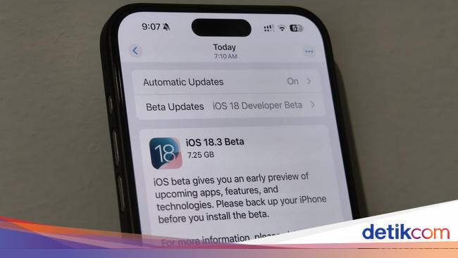 Apple Rilis iOS 18.3 Beta untuk Developer, Ini Fitur Barunya Apple Rilis iOS 18.3 Beta untuk Developer, Ini Fitur Barunya