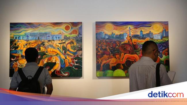 Terpesona Pameran Lukisan di Galeri Nasional Jakarta