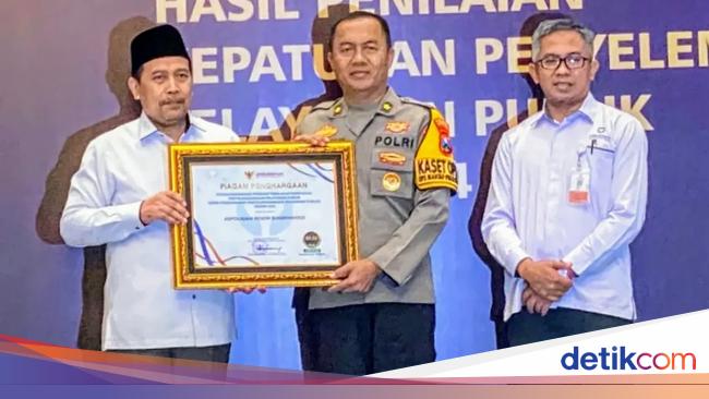 Keren! Polres Bondowoso Raih Penghargaan Ombudsman RI