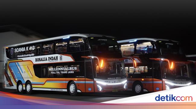 Bus Tingkat Baru PO Rosalia Indah Meluncur: Pakai Bodi Jetbus 5, Sasis ...