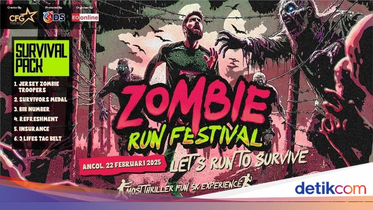 Tantang Dirimu Hingga Garis Finish di Jakarta Zombie Run Festival 2025