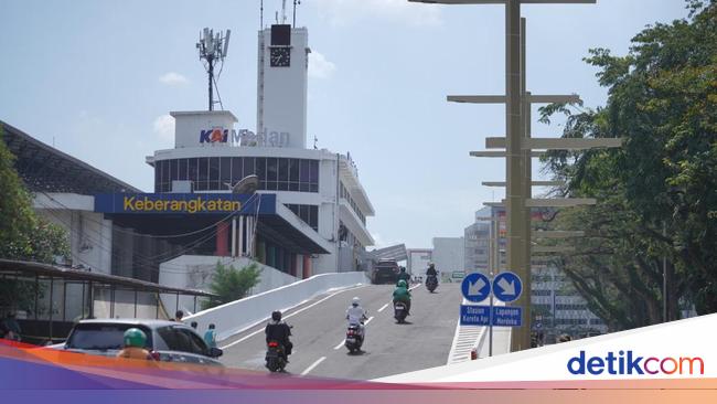 Resmikan Overpass Stasiun Kereta Api Medan, Bobby: Ngurangin Macet ...