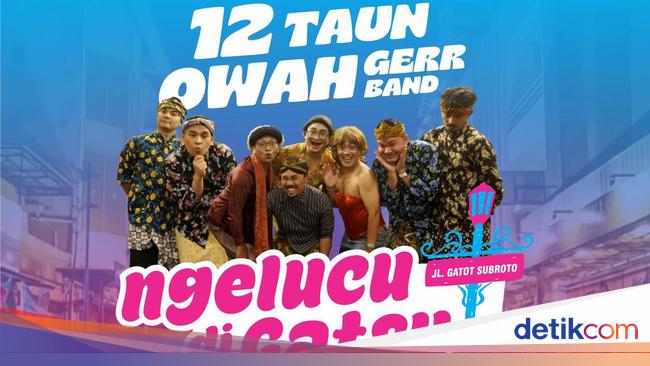 Rayakan 12 Tahun Eksis, OWAH Gerr Band Konser Gratis di Gatsu Solo