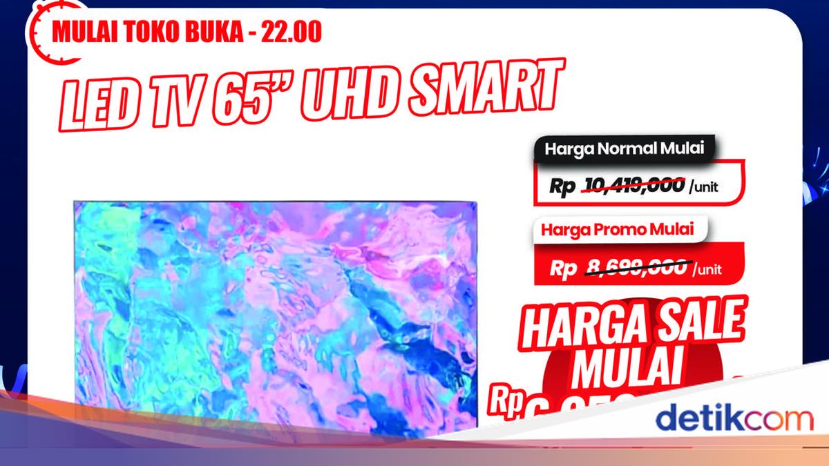 Beli TV LED 65 UHD di Transmart Full Day Sale Hemat Rp 3,4 Jutaan