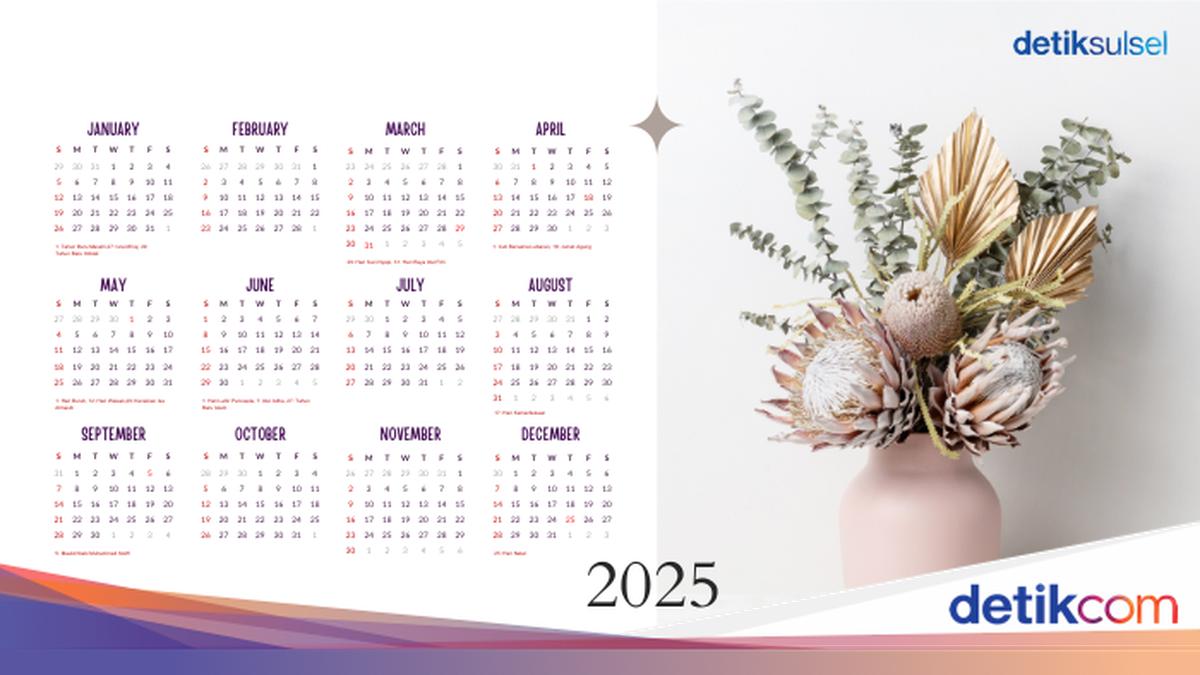 Kalender April 2025, Lengkap Tanggal Merah-Cuti Bersama dan Hari Besarnya