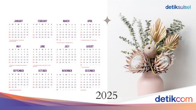 Kalender April 2025, Lengkap Tanggal Merah-Cuti Bersama dan Hari Besarnya