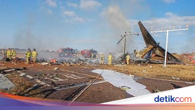 Setidaknya 85 Korban Tewas, Pesawat Jeju Air Hancur Sisa Bagian Ekor Setidaknya 85 Korban Tewas, Pesawat Jeju Air Hancur Sisa Bagian Ekor
