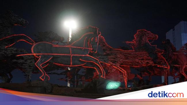 Menghidupkan Patung Arjuna Wijaya ke Video Mapping Ciptaan Eldwin Pradipta