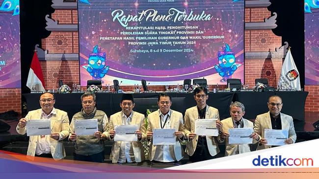 Pemenang Pilgub 2024 Belum Ditetapkan, Begini Penjelasan KPU Jatim