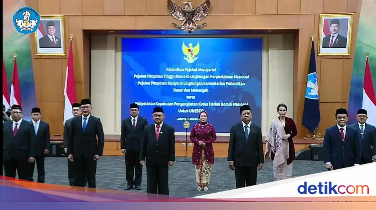 Selamat! 10 Pejabat Eselon I Resmi Dilantik & Bertugas di Kemendikdasmen