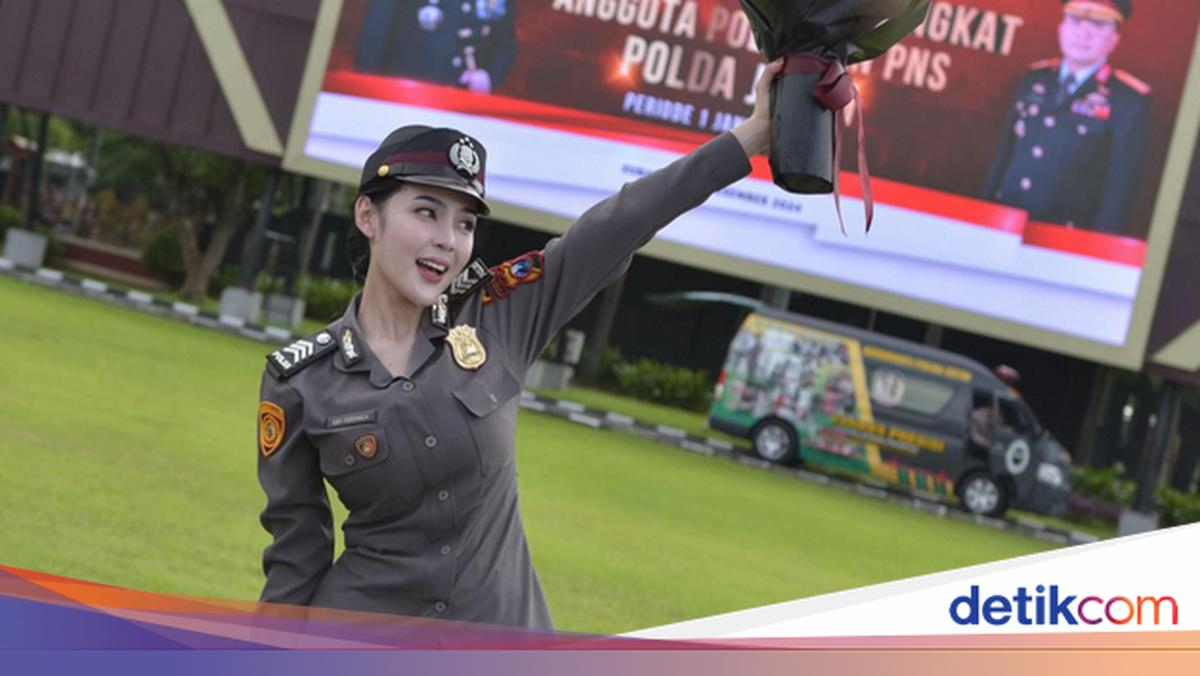 Viral Polwan Cantik bak Artis Korea, Perjuangan Jadi Ibu Tunggal Bikin Salut
