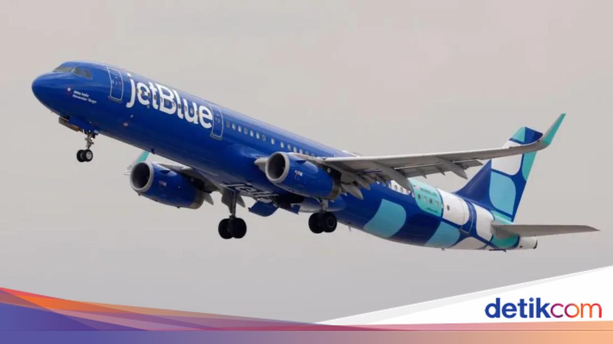 Pesawat Jetblue Anjlok di Tengah Penerbangan, 15 Penumpang Terluka