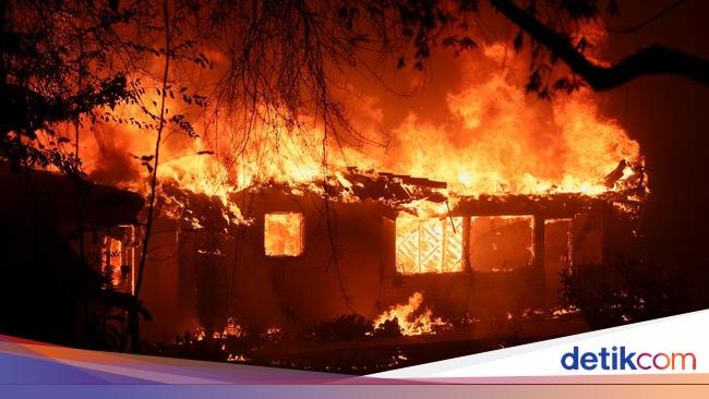 Kebakaran Hutan di California Hanguskan Rumah hingga Restoran