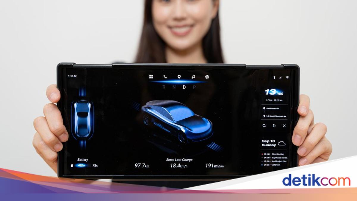 Samsung Pamer Layar OLED Geser dan Lipat Terbesar