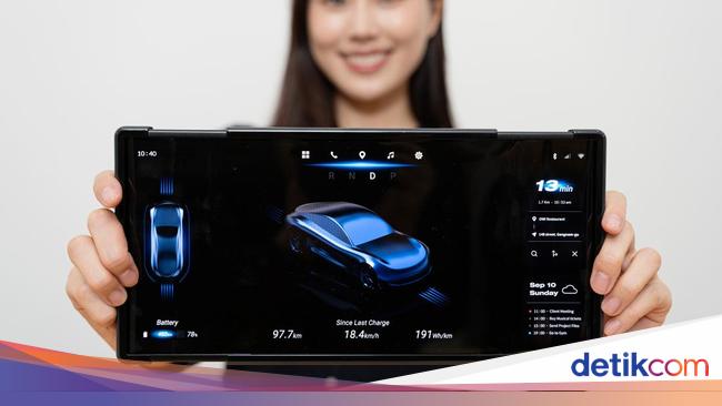 Samsung Pamer Layar OLED Geser dan Lipat Terbesar