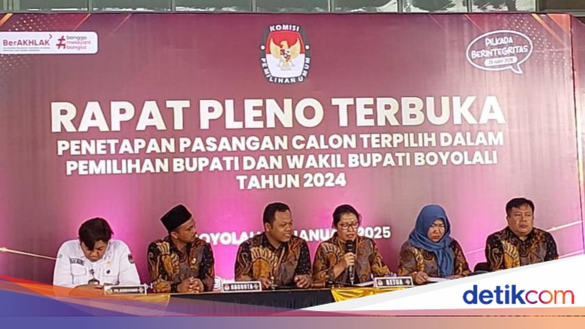 KPU Tetapkan Agus Irawan-Dwi Fajar sebagai Bupati dan Wabup Boyolali ...