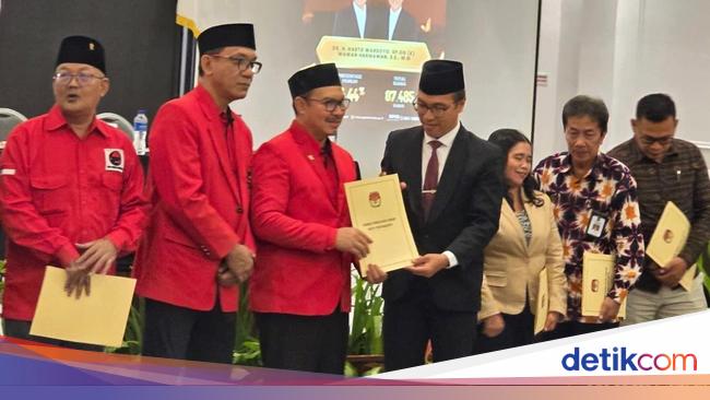 Sah! KPU Tetapkan Hasto-Wawan Jadi Walkot-Wawalkot Jogja 2025-2030