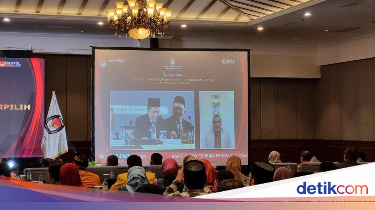 Sah! KPU Tetapkan Halim-Aris Jadi Bupati dan Wakil Bupati Bantul Terpilih