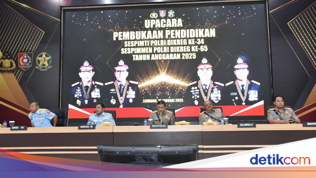 Kalemdiklat Polri Beri Arahan ke Peserta Sespimmen-Sespimti 2025 ...