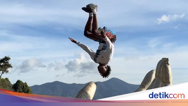 IShowSpeed Berulah, Backflip di Tempat Wisata Berbahaya