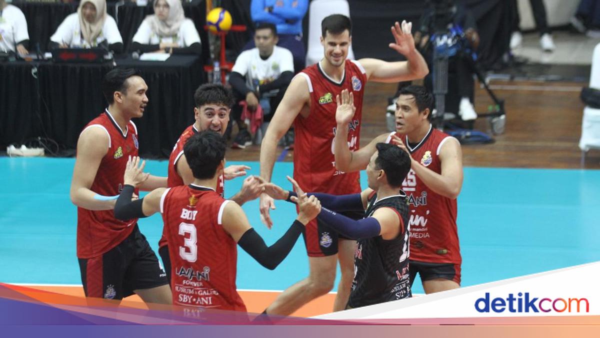 Proliga 2025: Jakarta LavAni Livin' Transmedia Sikat Bank Sumsel Babel 3-0