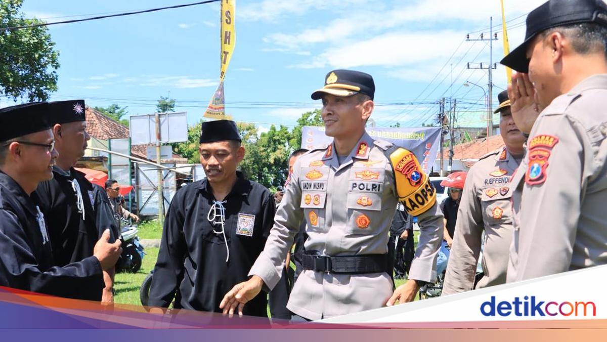 Pesan Kapolres Ponorogo Saat Hadiri Tes Kenaikan Tingkat Pendekar PSHT