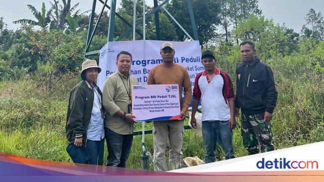 Bantu Kebutuhan Air Bersih 4 Daerah, BRI Tarutung Bangun Sumur Bor