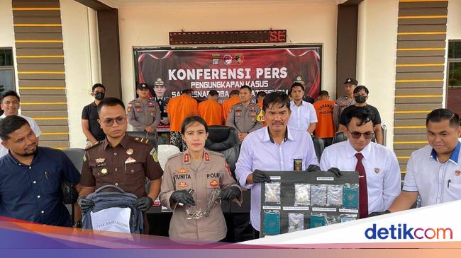 WN Malaysia Bawa Senpi-Narkoba Ditangkap Polres Bintan