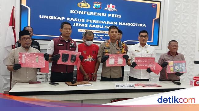 Tukang Parkir Pengedar Sabu dalam Bentuk Permen di Kota Pasuruan Dibekuk