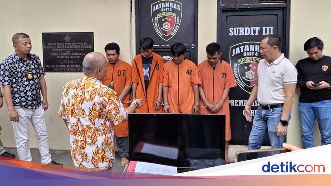 4 Spesialis Bobol Rumah Antarprovinsi Ternyata Residivis, Ada 3 Kali di Penjara
