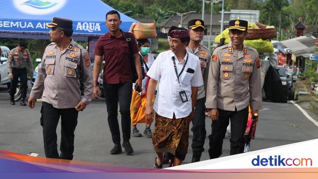 Ratusan Personel Dikerahkan untuk Amankan Usaba Pitra di Pura Besakih