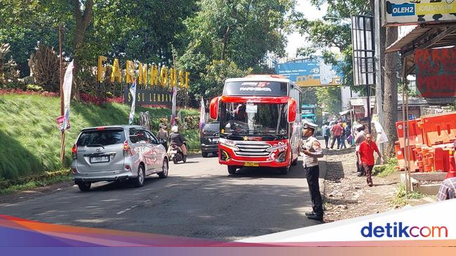 Jurus Polisi Hadapi Puncak Arus Balik Libur Panjang di Cimahi-KBB