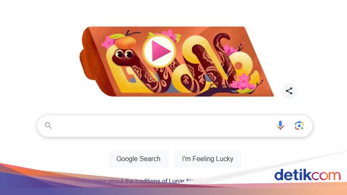 Seru! Main Game Snake di Google Doodle Spesial Imlek 2025, Ini Caranya