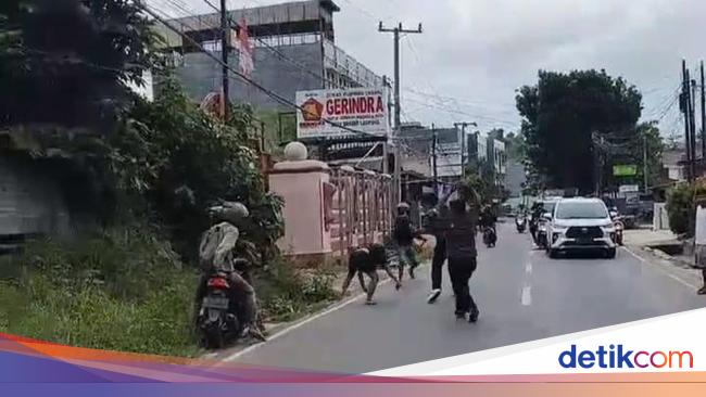 Cerita Warga Saksikan Baku Tembak Polisi VS Komplotan Curanmor di Lampung