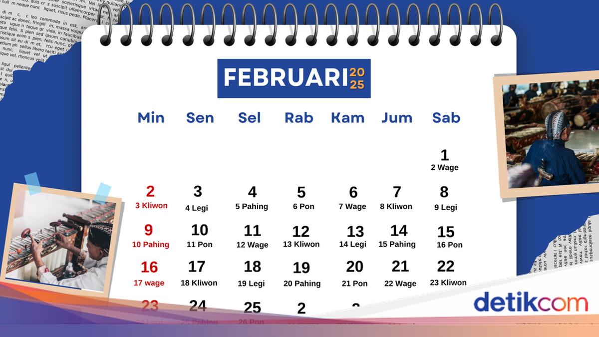 Kalender Jawa Hari Ini 22 Februari 2025, Weton Sabtu Kliwon