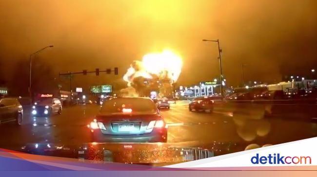 Pesawat Jet Jatuh Lagi di AS, Saksi Mata: Ada Bola Api di Langit