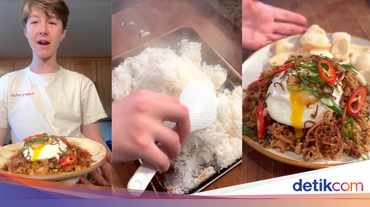 Bule Masak Nasi Goreng dengan Benar Dibanjiri Pujian