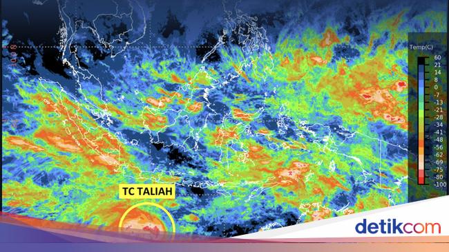 Siklon Tropis Taliah Mengancam, Waspada Hujan dan Angin Kencang di Jatim