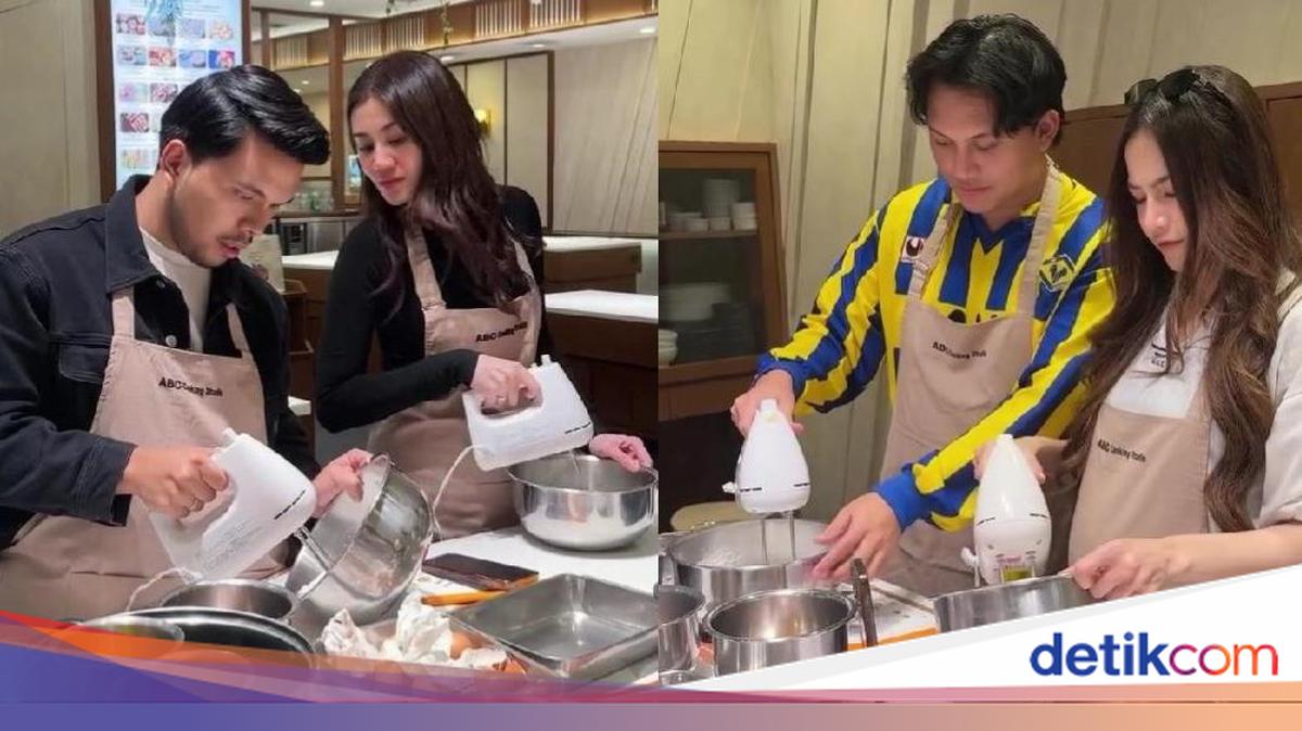 Keseruan Aaliyah Massaid dan Mahalini Saat Ikut Baking Class Bareng Suami