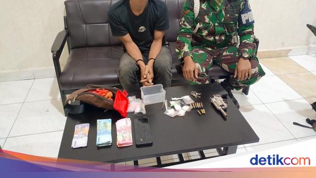 TNI Tangkap Pengedar Sabu Bersenjata Api Rakitan di Sergai, Bandar Lolos