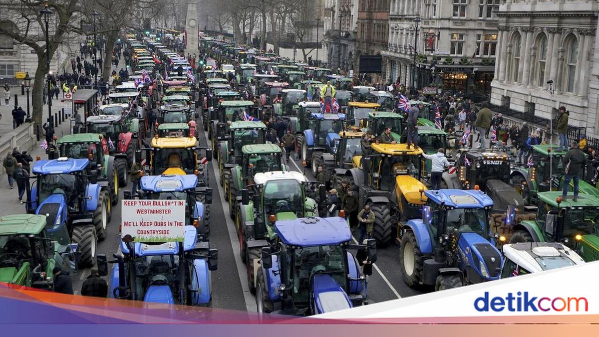 Traktor Petani Kuasai Jalanan London, Protes Kenaikan Pajak