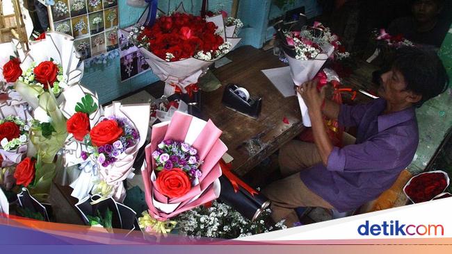 Hari Kasih Sayang, Penjualan Bunga di Rawa Belong Naik 100 Persen